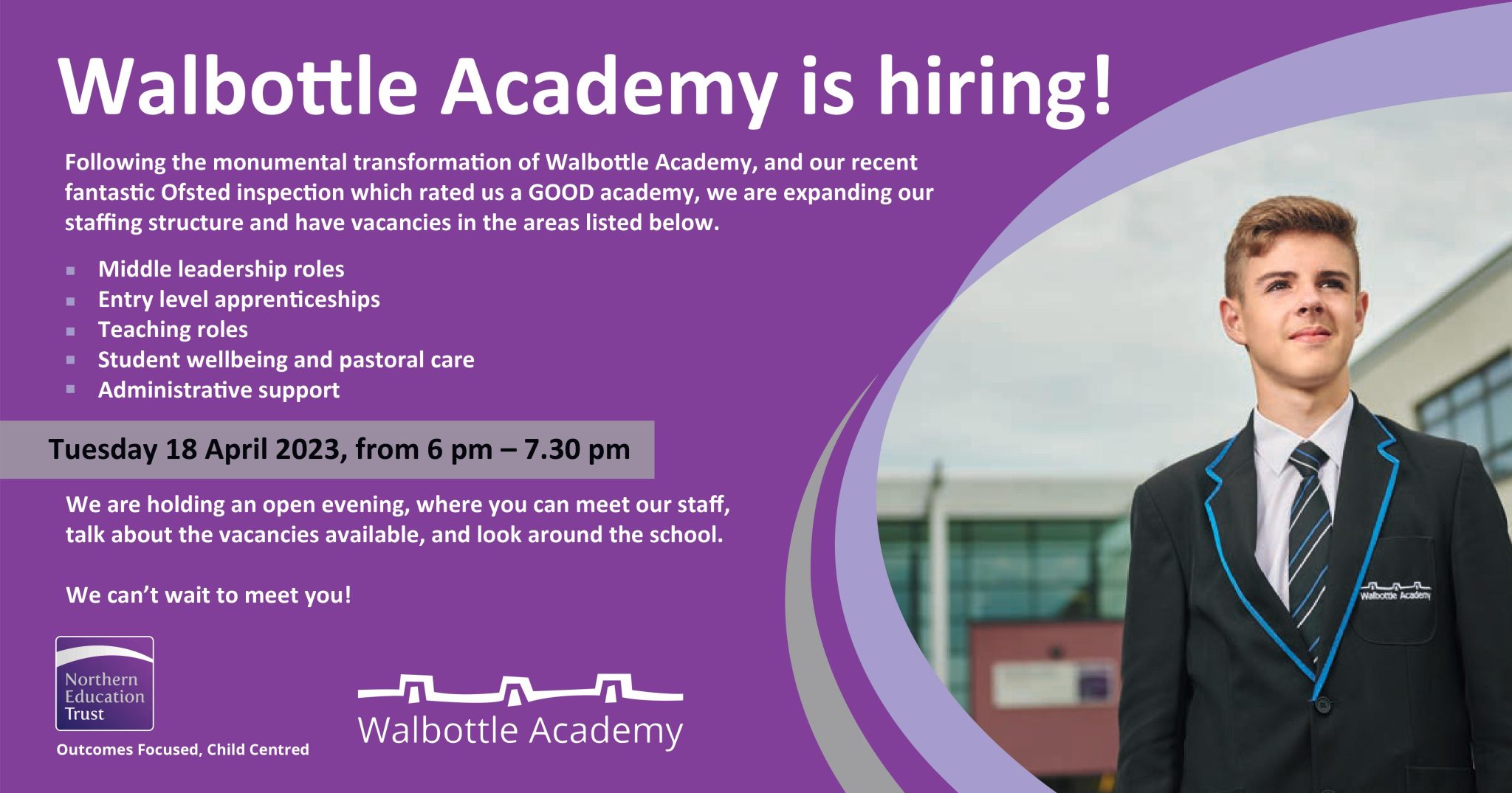 Recruitment Open Evening - Walbottle Academy